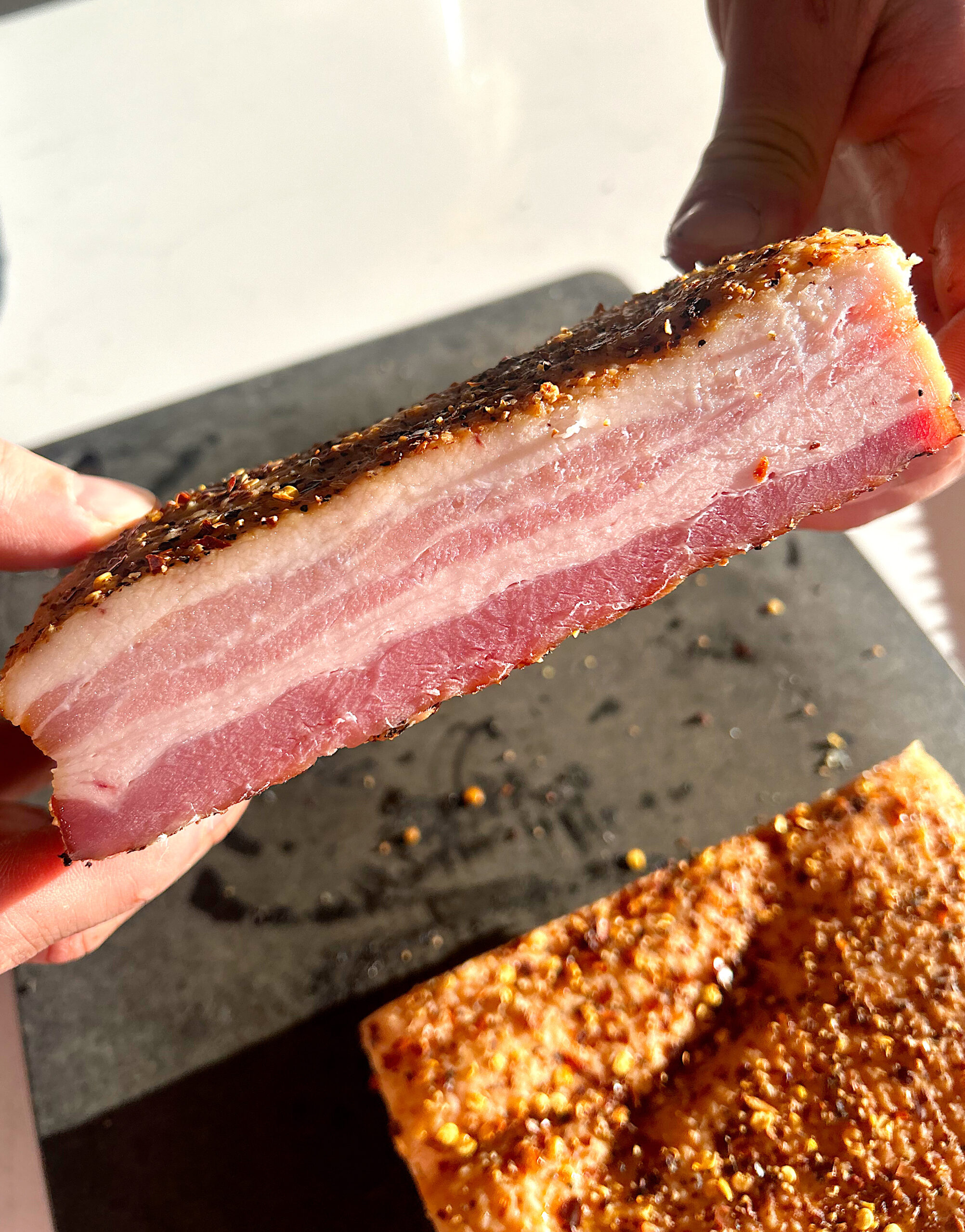 How to make Homemade Rosemary Garlic Bacon - cm barndominium