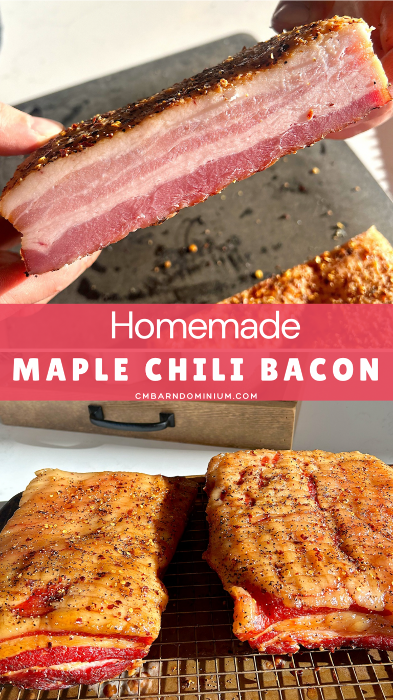 How to make homemade bacon- Maple Chili Flavor - cm barndominium